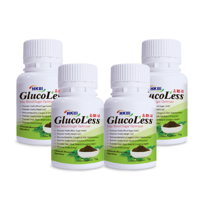 Glucoless | 4 Bottles Special Promotion Price – HKIII